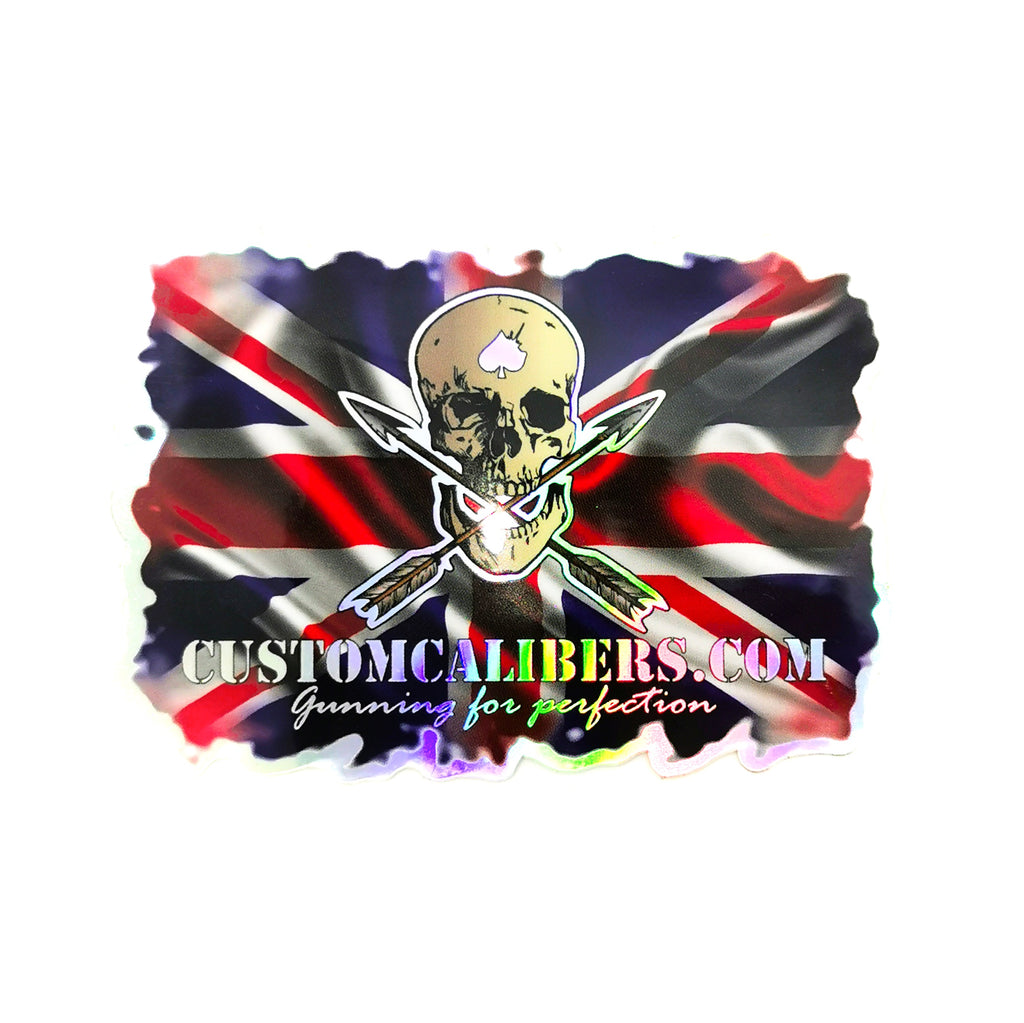 Union Jack Skull sticker